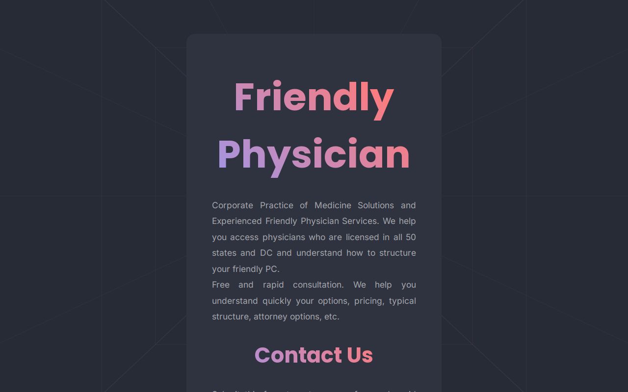 Friendly Physician